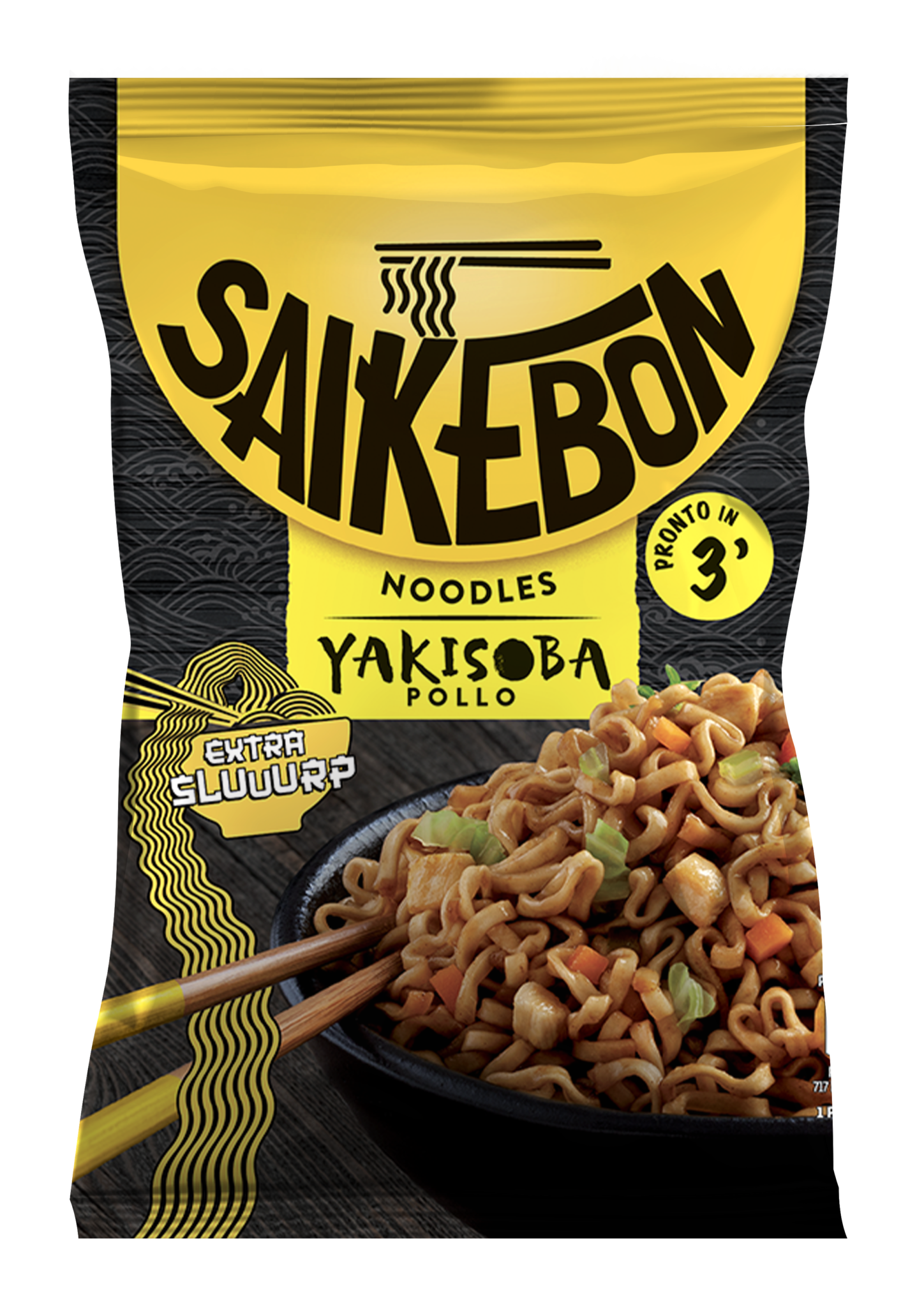 Saikebon Yakisoba Pollo Classic: la tradizione orientale dei noodles