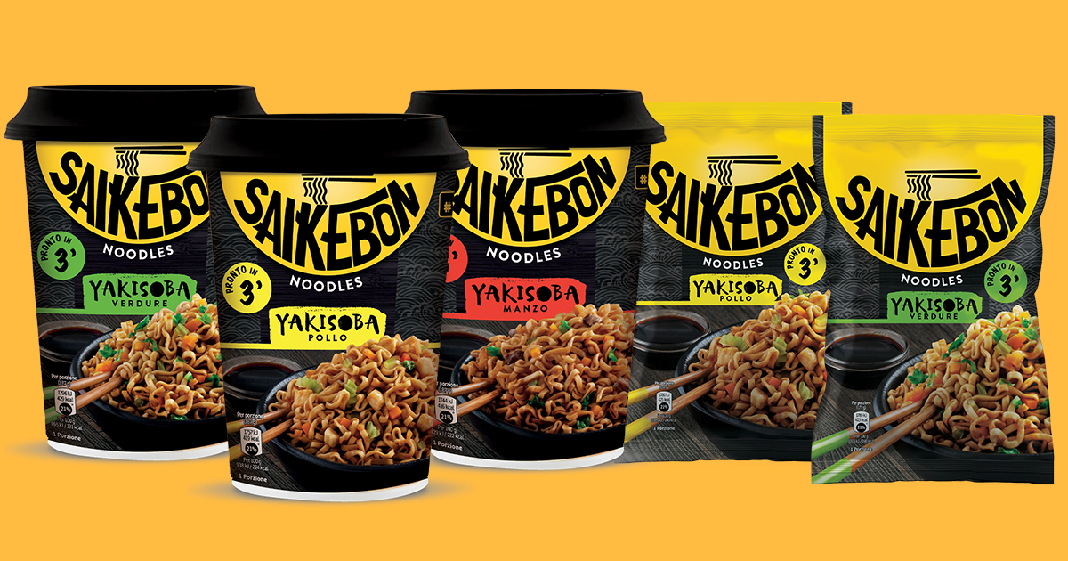 Saikebon Yakisoba Verdure la tradizione orientale dei noodles