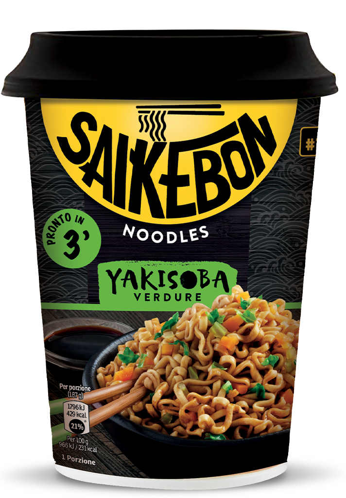 Saikebon Yakisoba Verdure la tradizione orientale dei noodles
